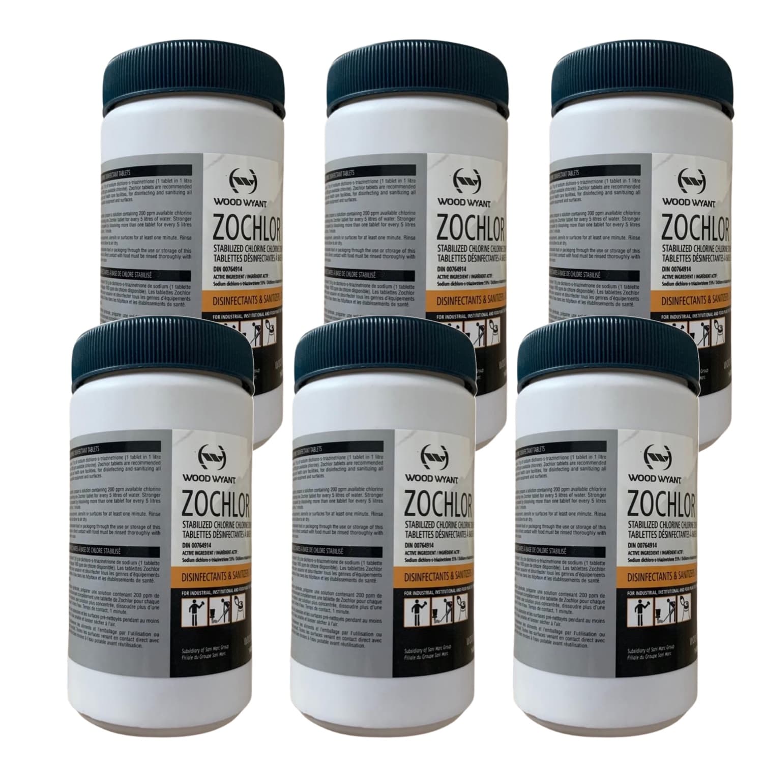 Wood Wyant Zochlor Disinfectant 3 g., 300 Tablets / Bottle | ACTIN.ca ...