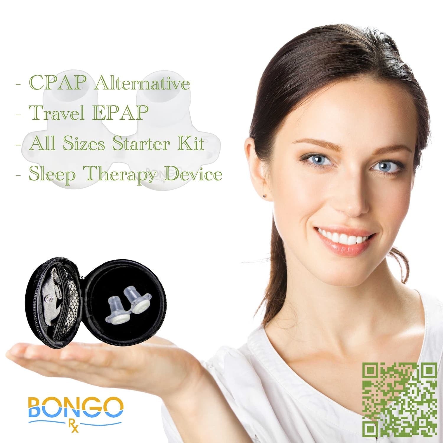 Starter Kit Bongo Rx Sleep Therapy Device Cpap Alternative Designed Molded And Assembled In