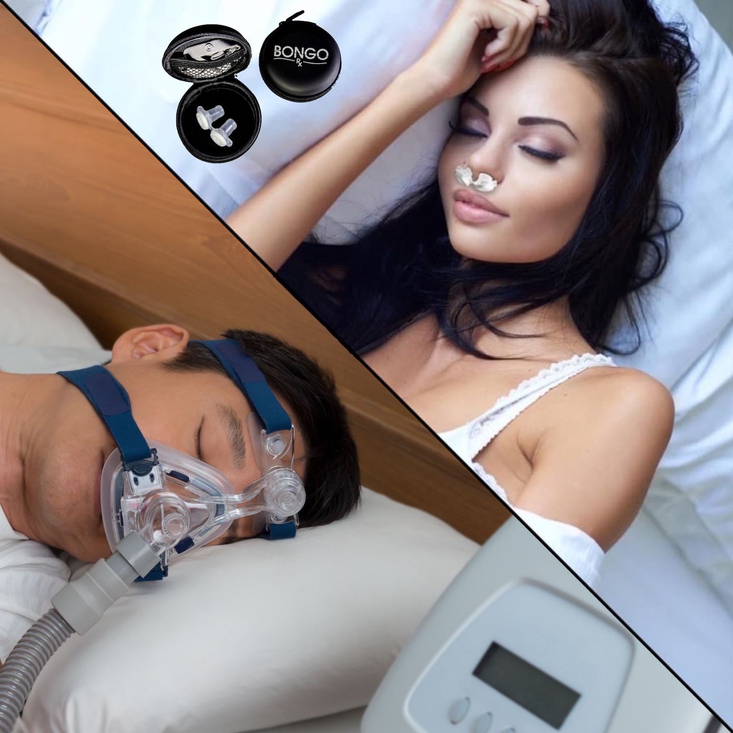 Starter Kit Bongo Rx Sleep Therapy Device - CPAP Alternative - Designed, molded and assembled in ...