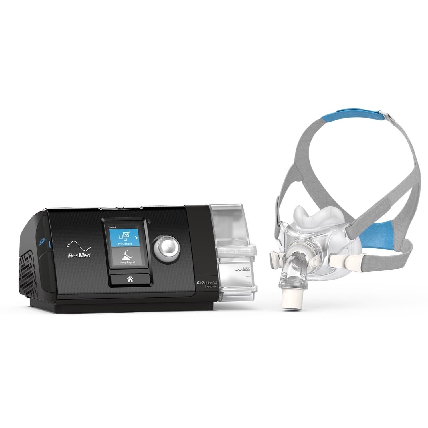 ResMed AirFit F30 Full Face Mask | Minimalist Design | Mouth & Nose ...