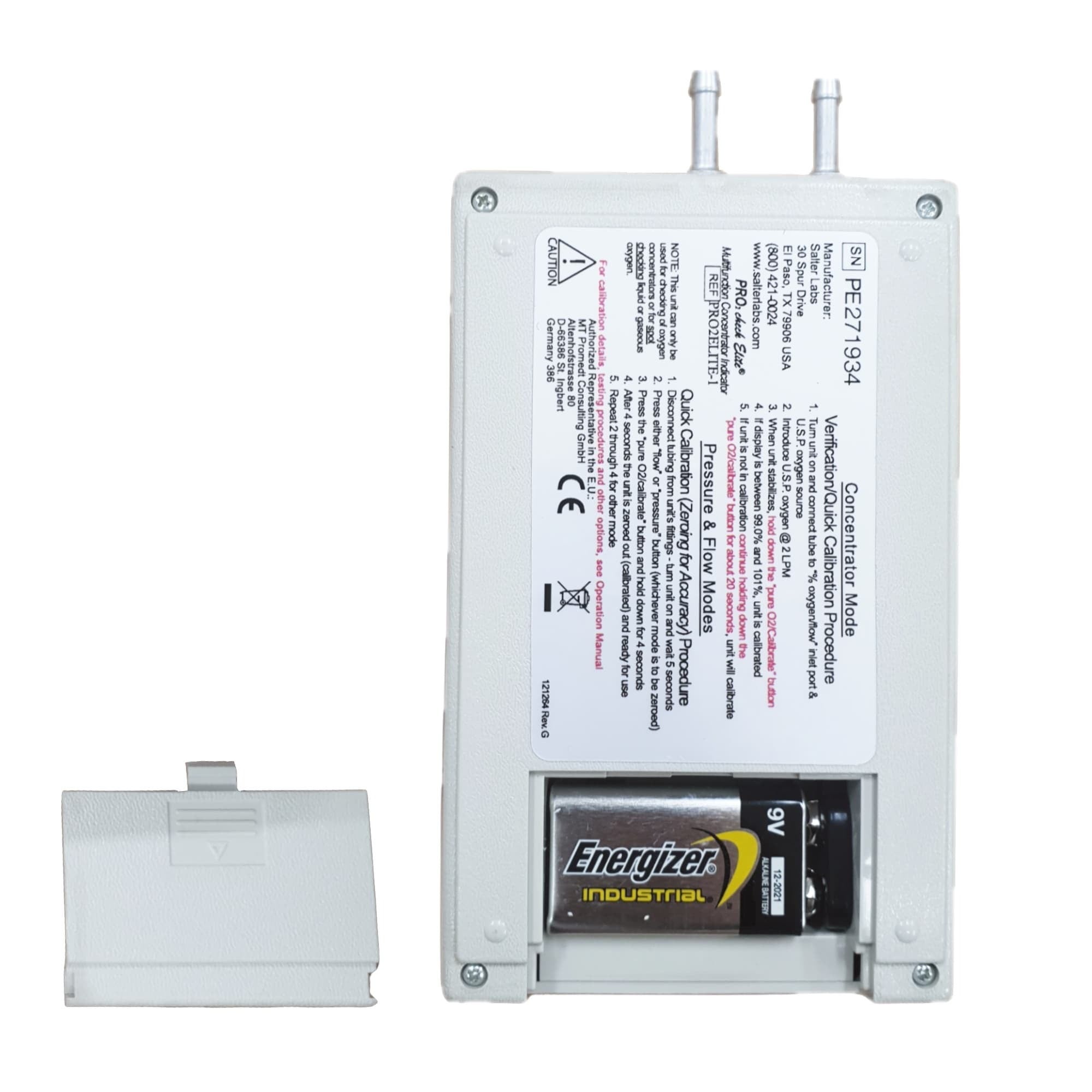 Salter Labs PRO2 Check Elite Ultrasonic Oxygen Indicator ...