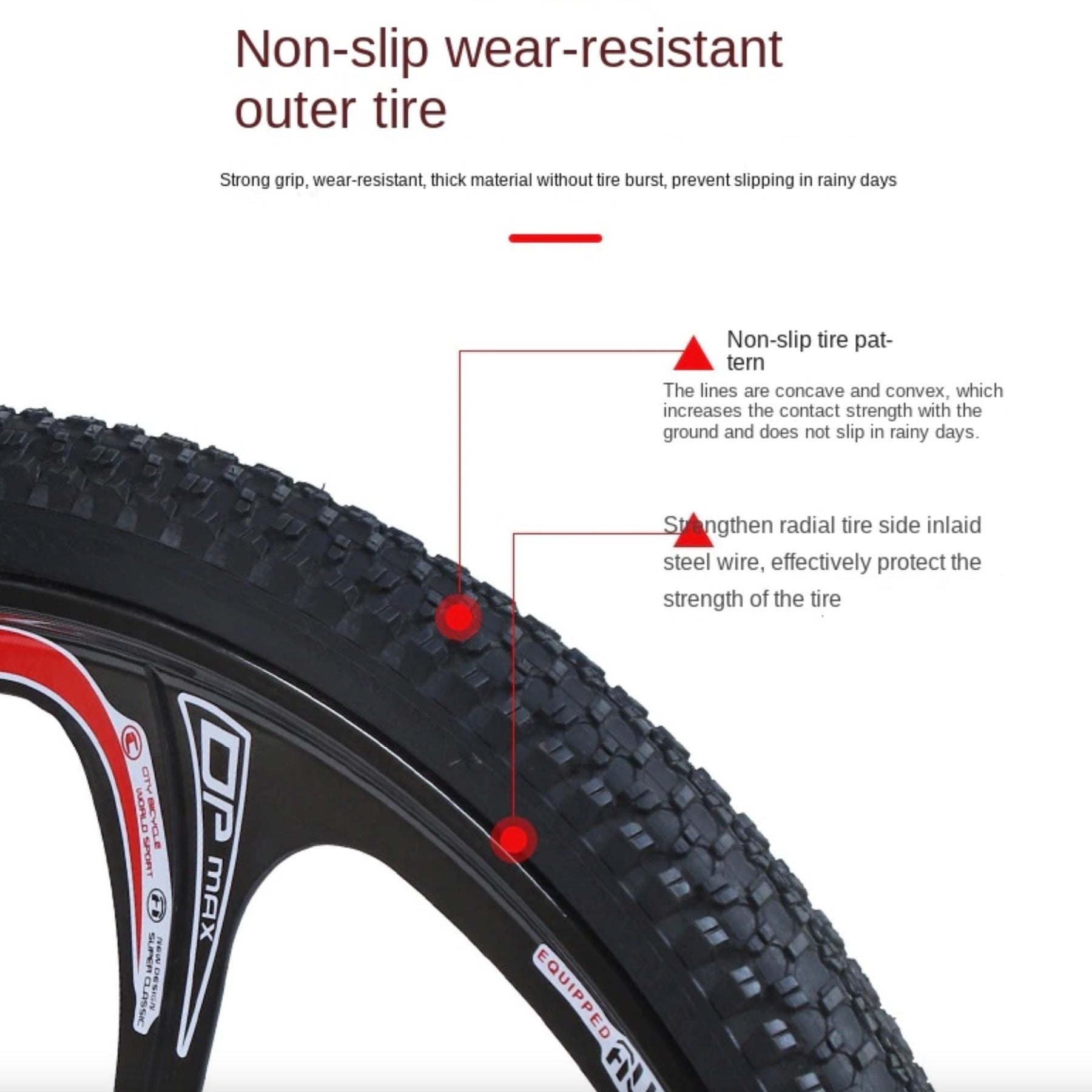 MACCE Adult Mountain Bike 26", 21 speed / Off-road Bike / Road Bicycle ...